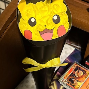 Pikachu Rose Bouquet - Etsy