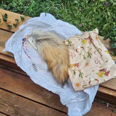 Custom Beaded Tail Keychain for Therians, Furries, Cosplay, Alternative ...