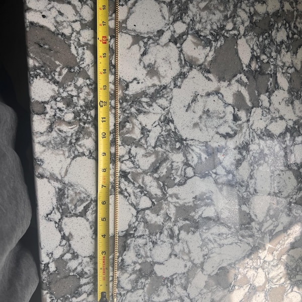 Double Cuban Link Chain 14K Yellow Real Gold 3mm 3.7mm 4.5mm Thick ...