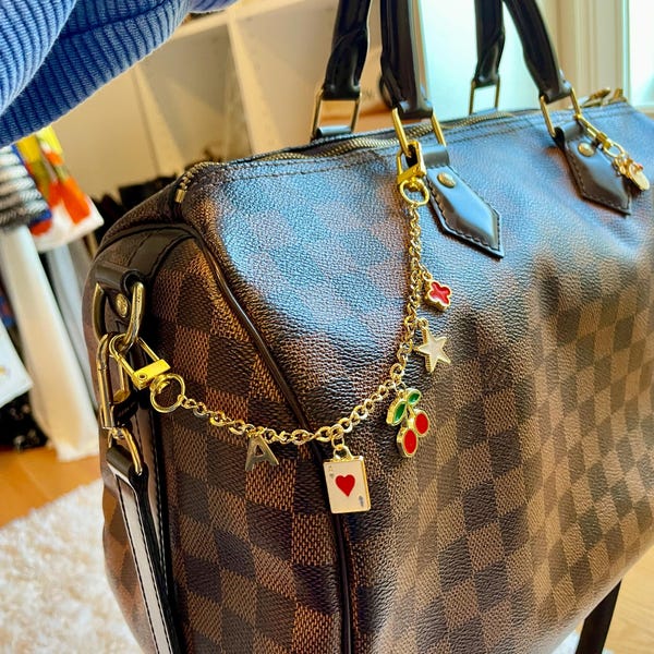 Design Your Purse Charm Chain/handbag Charm Chain/purse Charm Accessory ...