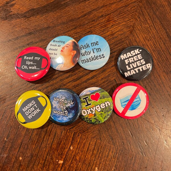6 Small MLK Pins or Magnets - Pack of 6 Small 1.25" Martin Luther King ...