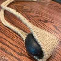 Sling Basic: Hand Woven, Round Braid, Rock Throwing Sling - Etsy