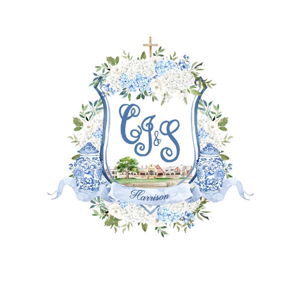 Custom Wedding Crest Custom Crest Wedding Crest Wedding Logo ...