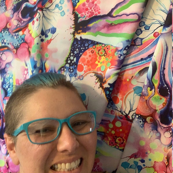 Dreamscape Four Way Stretch Spandex Fabric (by the Yard) - Etsy