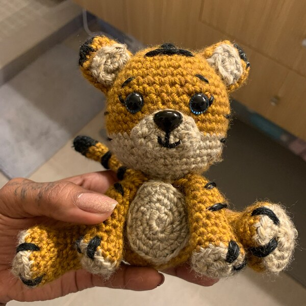 PATTERN: Chip the Cheetah - Crochet Cheetah Pattern - Amigurumi Cheetah ...