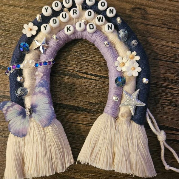 Boho Miniature Macrame Wall Hanging, Small Macrame Wall Hanging ...