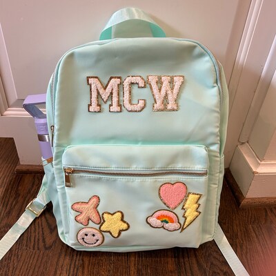 NEW Nylon Backpack Personalized Backpack Customizable Backpack Letter ...