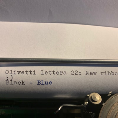 New Olivetti Lettera 21, 22 , 25, 31, 32, 35, 36, 36C and Lettera DL ...