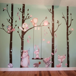 SAMPLES Carly Wall Flowers Pastel Colors Corners Border Frame - Etsy