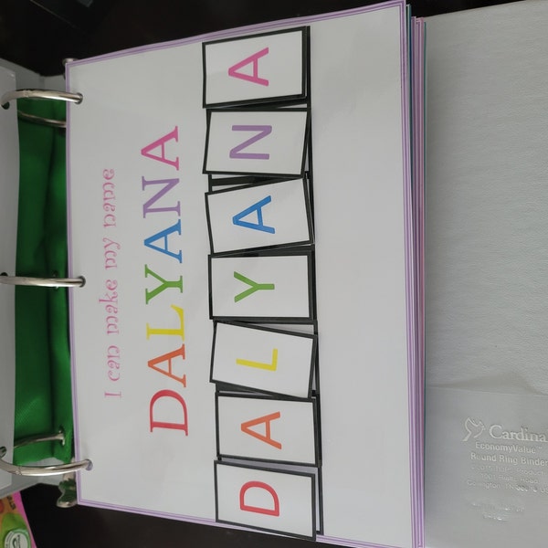 Name Spelling Game Name Matching Game Etsy 