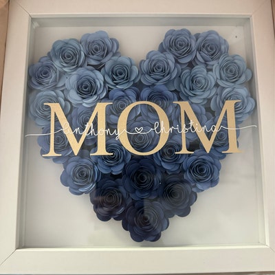 Custom Shadow Boxes With Name Nursery Decor Name Decor Birthday Gifts ...