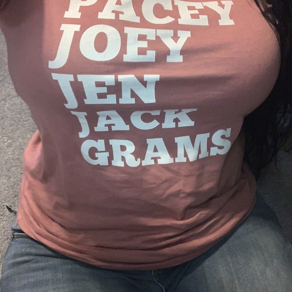 90s Tv Show Tee, Pacey Joey Jen Jack Grams Shirt, Pacey Joey Shirt, Fan ...
