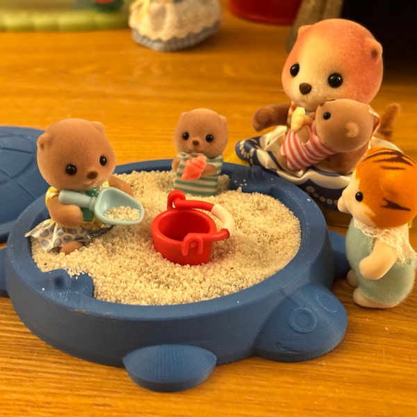 Mini Turtle Sandbox With Lid: PLA Storage Container - Etsy