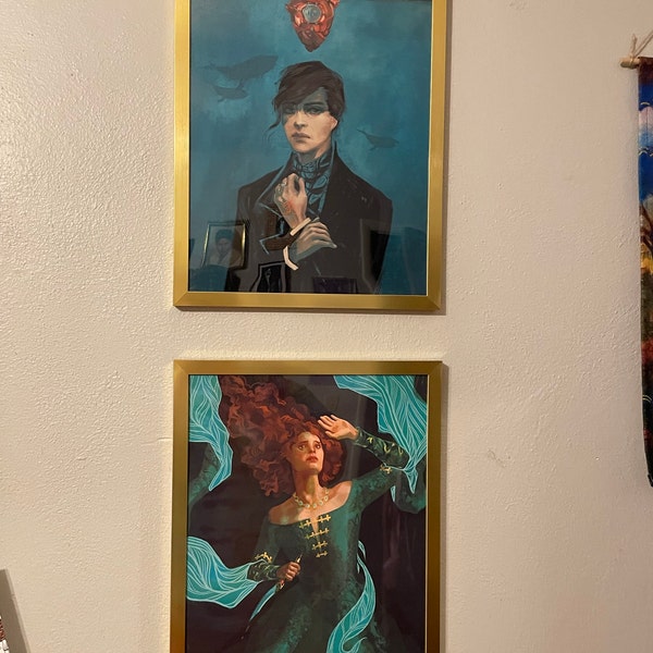 Fear of the Water Solas and Lavellan, Dragon Age Art Print - Etsy