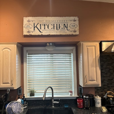 Kitchen Decor Personalized Kitchen Sign Family Name Kitchen Wall Decor ...