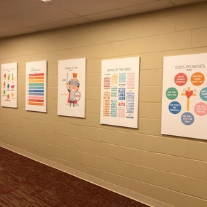 Kids Bible Verse, Boho Wall Art, Scripture Posters, Church, Sunday ...