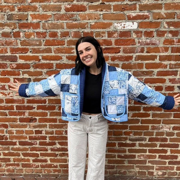 Coast Coat Quilt Coat PDF Sewing Pattern Beginner Friendly Unisex Sizes ...