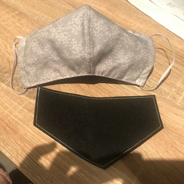 Face Mask for GLASSES WEARER / Reusable Mask Filter Insert / Cloth Face ...