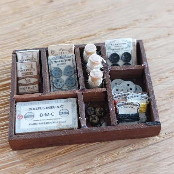 Dollshouse Miniature Vintage Boxes, Miniature Boxes, Dollshouse Box ...
