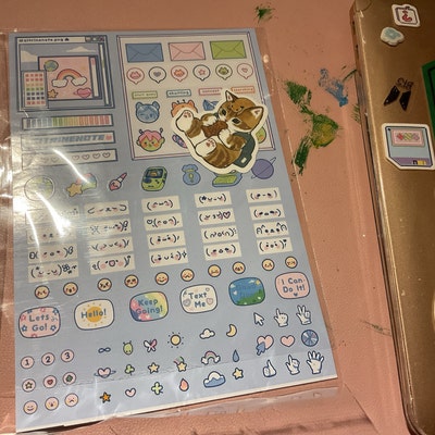 100 Mini Deco Sticker Collection Webcore Stickers Journal Diary ...