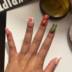 Halloween Spiderman Press on Nails Acubi-style Nails Spider, Spiderweb ...