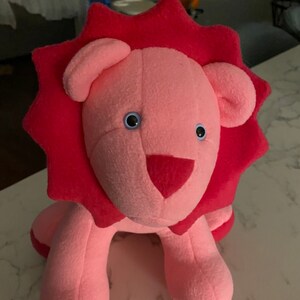 Pink Goat Plush Animal | Etsy