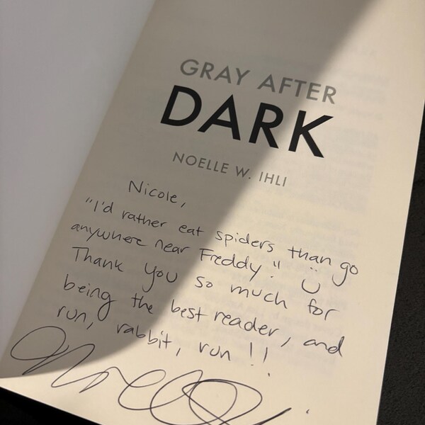 Signed Book Gray After Dark by Noelle W. Ihli | Signed Author Copy ...
