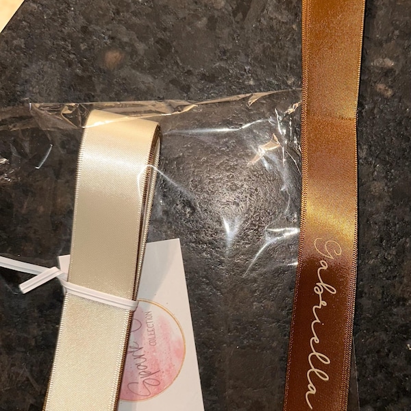 Luxury Personalized Ribbon Name Tags, Name Place Cards Weddings, Wine ...