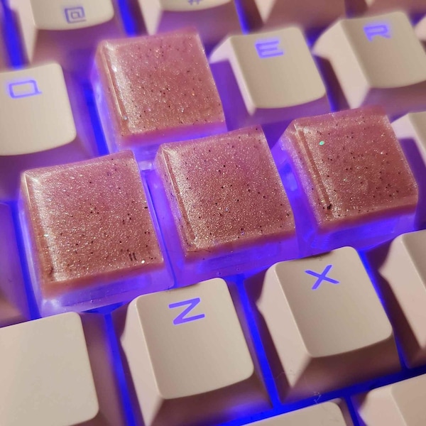 Keycap Resin Caps Lock 1.75u With Natural Flowers | Handmade Keycap for ...