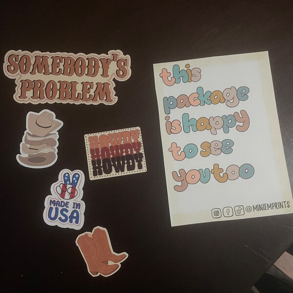 Somebody’s Problem Sticker - Etsy