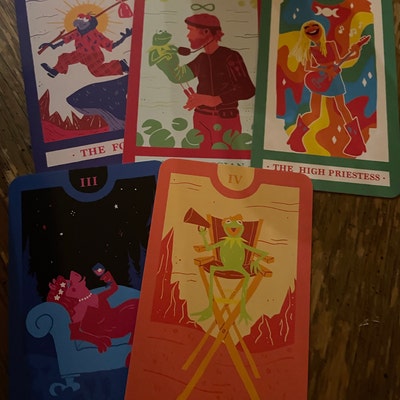 Rainbow Connection Tarot Major Arcana Only Muppets Inspired Tarot Deck ...