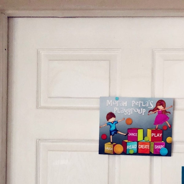 Personalized Kids Playroom Door Sign, Playroom Decor - Etsy