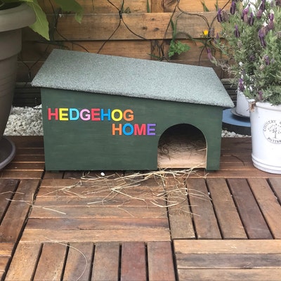 Hedgehog House Signs Home Sweet Home / Beware of the - Etsy UK