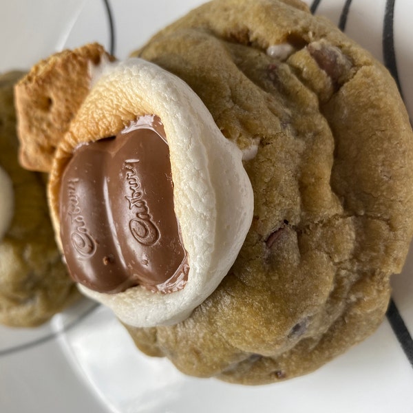 Giant Stuffed S'mores Cookie Recipe: New York Style (digital Download ...