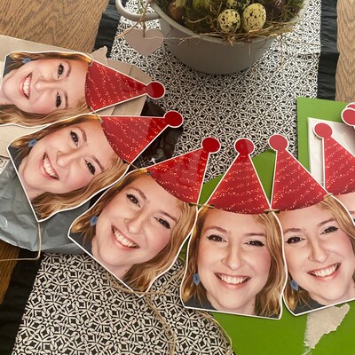 Custom Face Photo Banner Personalized Birthday Banner 18th - Etsy