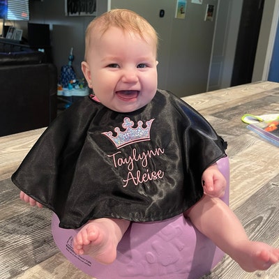 Personalized Embroidered Pageant Cape Makeup Cape Hair Cape - Etsy