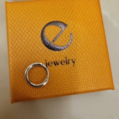 16G/18G/20G Solid Clicker Hoops CZ Hinged Clicker Hoops - Etsy