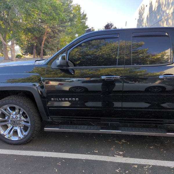 Full Set of Custom Black OR Chrome Door Handle Overlays / Covers for ...