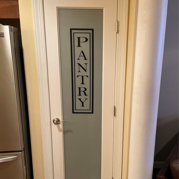 Pantry Vertical Decal Vinyl Sticker Kitchen Decor Pantry Sticker Pantry ...