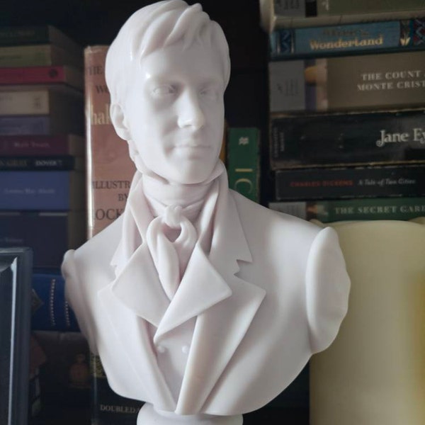 Mr. Darcy & Elizabeth Bennet Bust Statue, 25cm / 10 Inch - Pride and ...