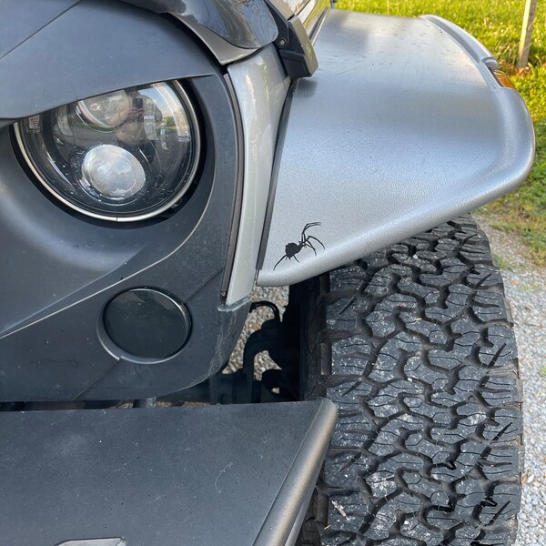 Black Widow Spider Vinyl Decal for 4x4 Off-road and Car Windshields - Etsy