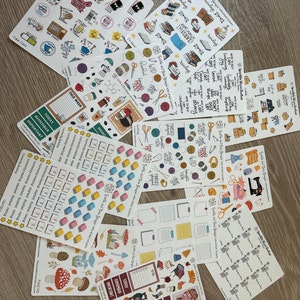 Grades and Reports Teacher Planner Stickers - Etsy