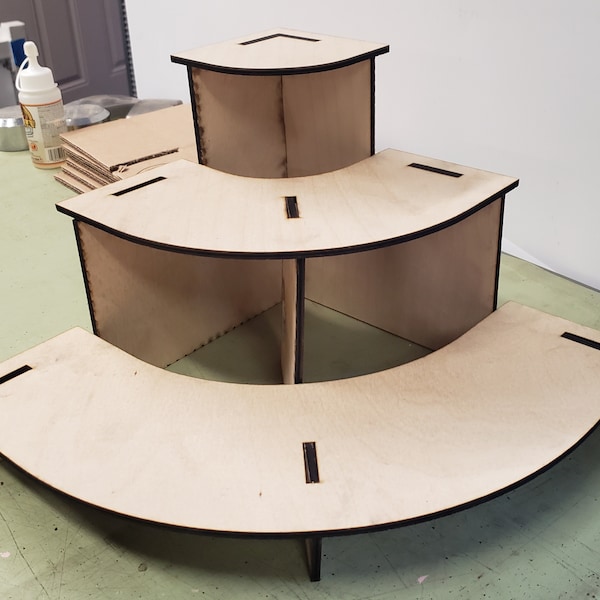 Laser Cut Display Stand Svg Files, Retail Stand ,portable Store Display ...