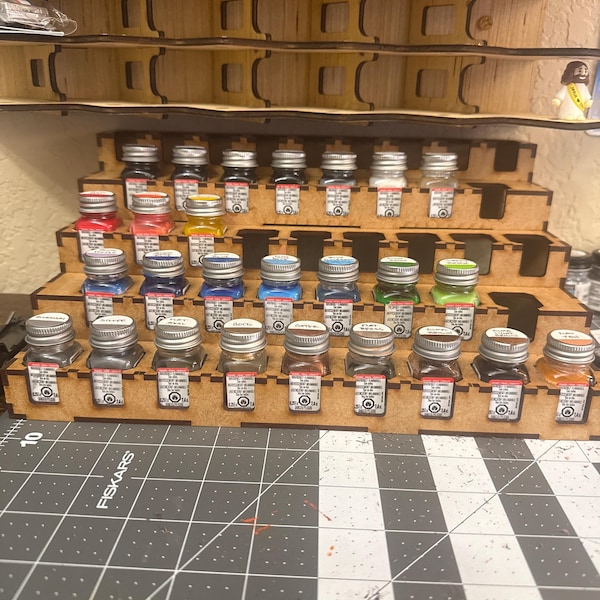 Paint Rack - for Testors Square Bottles - Etsy