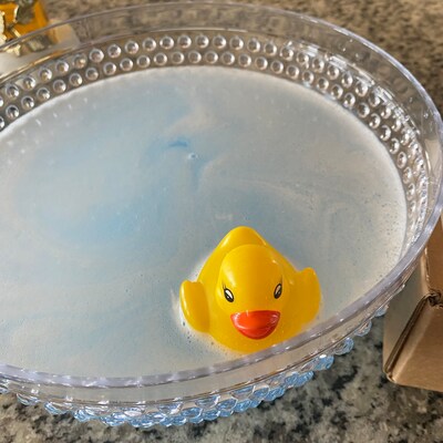 Set of 2 Waddle It Be Rubber Duck Gender Reveal Fizz by Mail - Etsy