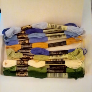 DMC 6-stranded Cotton Embroidery Floss, Bulk Thread Bundle, Needlework ...
