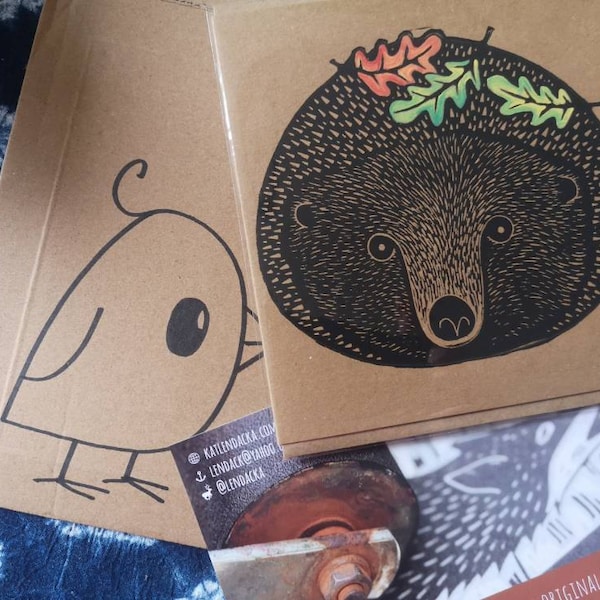 Goldfinch Pin, Goldfinch Badge, Linocut Shrink Plastic Pin, Shrink ...