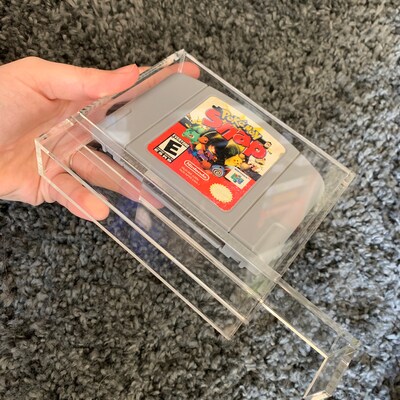 Bitlounger Nintendo 64 Game Box Cartvault Acrylic N64 Cartridge Storage ...