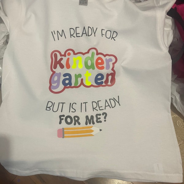 I'm Ready for Kindergarten but is It Ready for Me Svg, First Day of ...