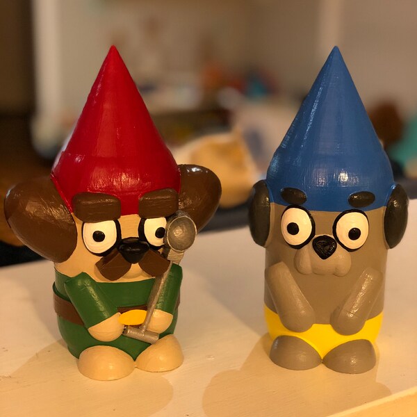 Hand Painted Dog Gnome - Jeremy - Etsy